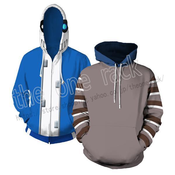 Undertale 風 コスプレ衣装 スウェットパーカー コート ハロウィン仮装変装コスチューム 男女兼用3Dプリント服 : Home ...