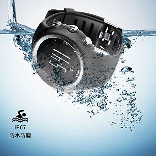 ランニングウォッチ GPS 腕時計 デジタル ウォッチ 防水 軽量 Bluetooth搭載 歩数計 EZONT031B01 : homegoods - 通販 - Yahoo!ショッピング