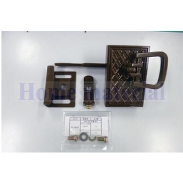 四国化成 エクステリア 補修部品 門扉 門柱 ポスト HA1片開き 錠セット 16LS-PT2-BK ブラックつや消し色 : homematerial - 通販 - Yahoo!ショッピング