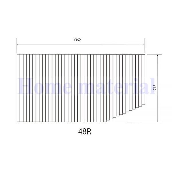 YAMAHA 送料無料 お風呂のふた TOCLAS トクラス (旧ヤマハ） 新48R （ 品番 ）B10010694 (後継品 GBFPFTAA020A0 ) 巻きフタ 風呂ふた 巻きふた ...
