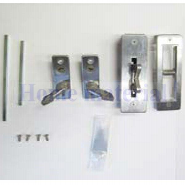 四国化成 エクステリア 補修部品 錠金具 アコーディオン門扉用 交換用ツインラッチ錠セット (簡易錠）AC-LPT4 ...