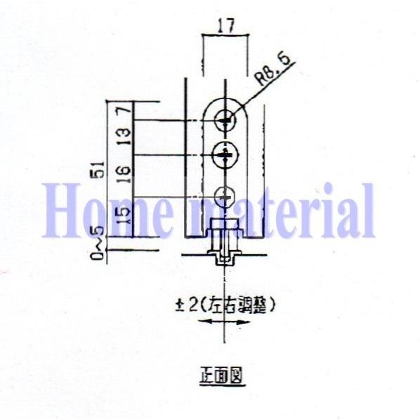 LIXIL 2個セット ノダ NODA 室内ドア 引き戸用金具 パーツ 調整戸車 下部用 品番：MPP7 MPPX7（新品番 MP-PX7) : homematerial - 通販 ...