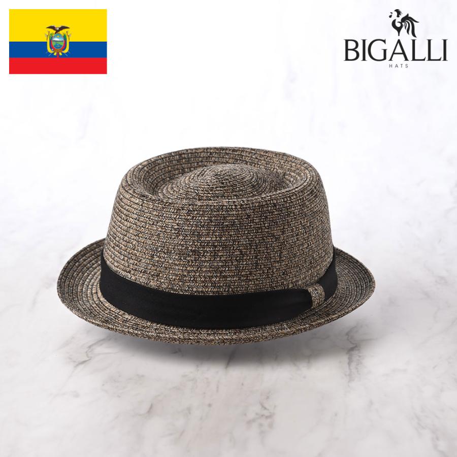 BIGALLI ポークパイハット ブレードハット 帽子 メンズ レディース 春 夏 エクアドル SUBWAY（サブウェイ） ストーン 熱中症 ...