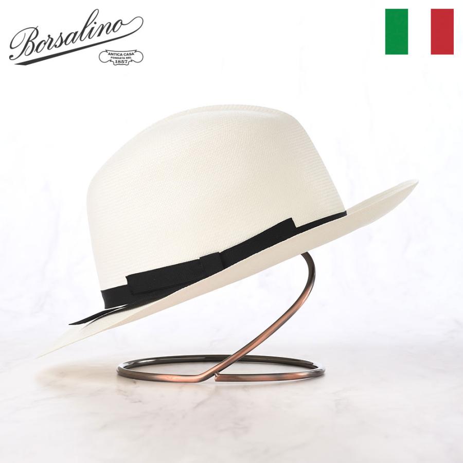 Borsalino ボルサリーノ パナマハット 中折れハット 春 夏 ブランド Montecristi fine Optimo（モンテ ...
