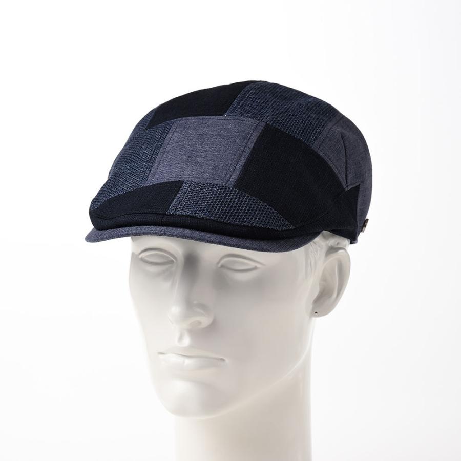 DAKS 帽子 ハンチング帽 キャップ メンズ 春夏秋冬 おしゃれ カジュアル Hunting Patchwork(ハンチング パッチワーク) D1665 ネイビー : メンズハット・帽子専門 ...