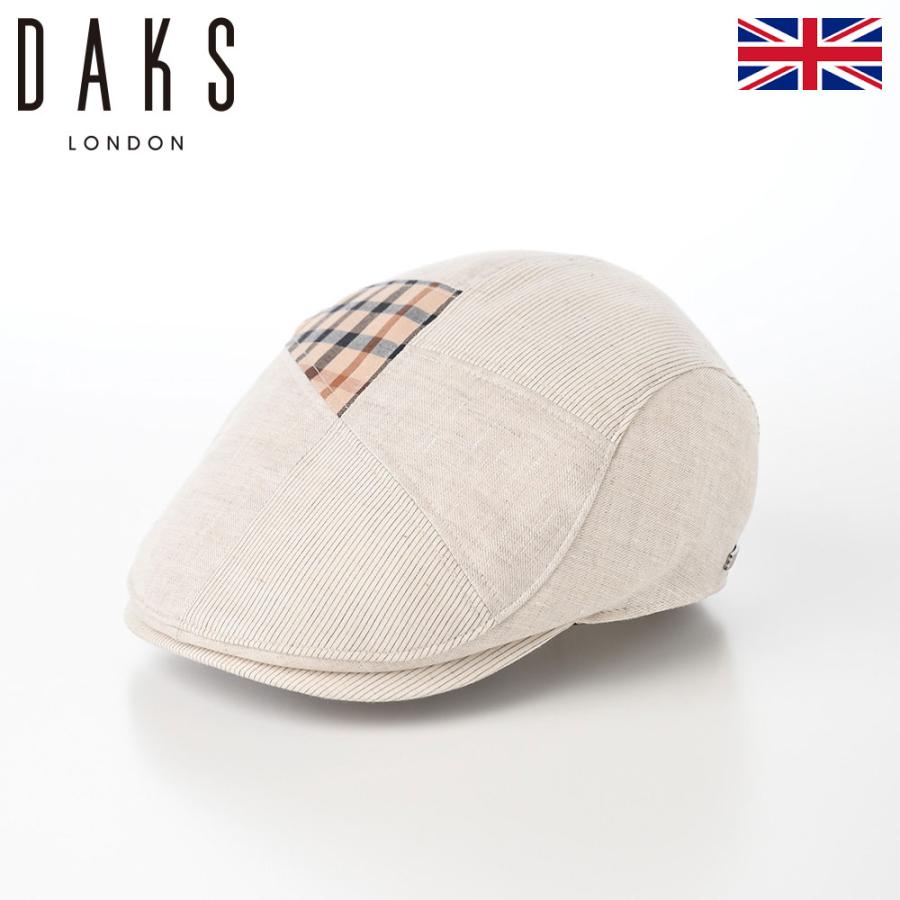 DAKS [SALE] ハンチング帽 帽子 メンズ レディース 普段使い Hunting Pattern Patchwork(ハンチング パターン パッチワーク) D1820 ベージュ 父の日 ...