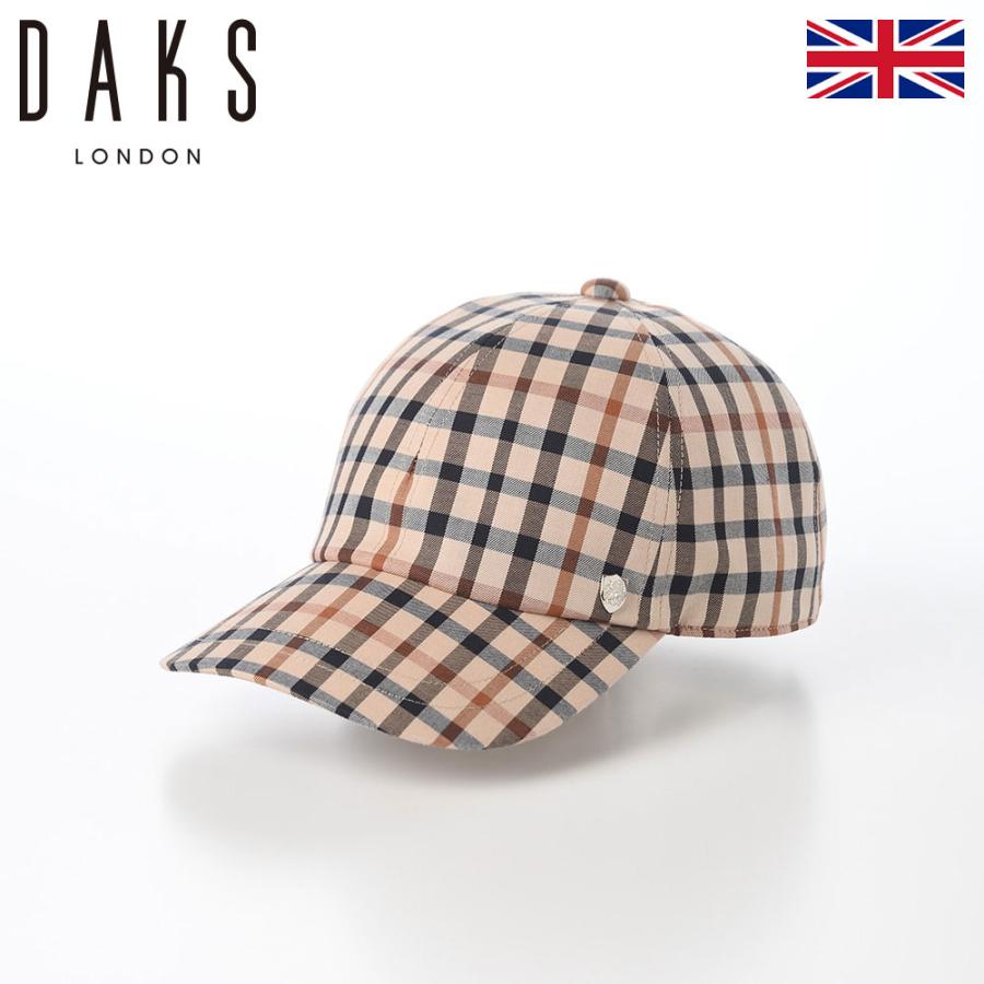 DAKS キャップ CAP 帽子 メンズ レディース 春 夏 秋 冬 Cap Housecheck（キャップ ハウスチェック） D1823 ベージュ :d1823-beige:メンズハット ...