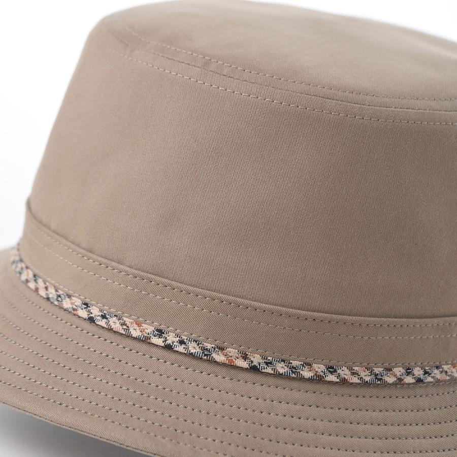 DAKS サファリハット バケット 帽子 メンズ 紳士帽 秋 冬 おしゃれ 無地 カジュアル Safari Peach Skin(サファリ ピーチスキン) D1901 ベージュ : メンズ ...