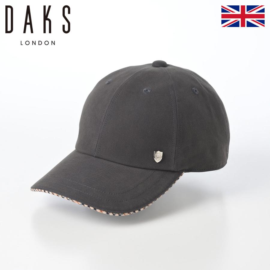 DAKS キャップ 帽子 メンズ レディース 大きいサイズ シンプル 無地 Cap Peach Skin(キャップ ピーチスキン) D1902 チャコール : メンズハット・帽子専門店 時谷堂 ...