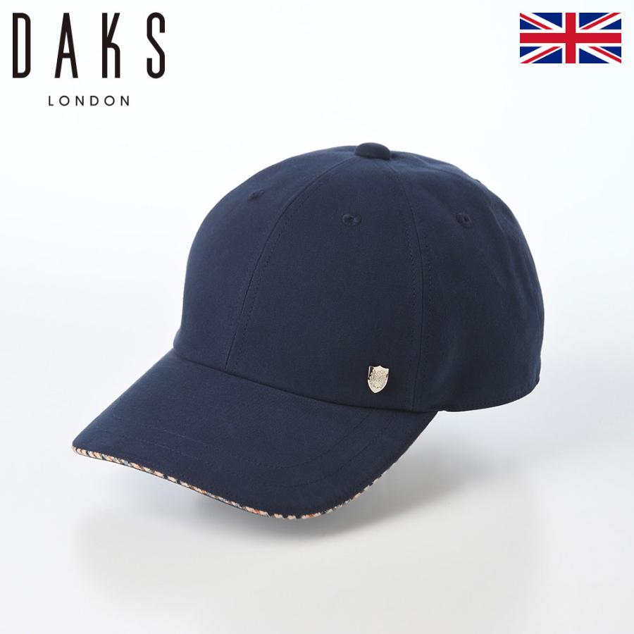 DAKS キャップ 帽子 メンズ レディース 大きいサイズ シンプル 無地 Cap Peach Skin(キャップ ピーチスキン) D1902 ネイビー : メンズハット・帽子専門店 時谷堂 ...