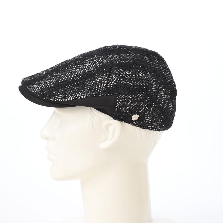 DAKS ハンチング帽 帽子 メンズ レディース 普段使い Hunting Itarian Tweed（ハンチング イタリアンツイード） D2037 ブラック : メンズハット・帽子専門店 時 ...