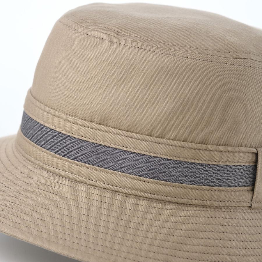 DAKS バケットハット 帽子 メンズ 大きいサイズ アウトドア Safari Peach Skin Oxford(サファリ ピーチスキン オックスフォード) D3894 ベージュ : メンズ ...