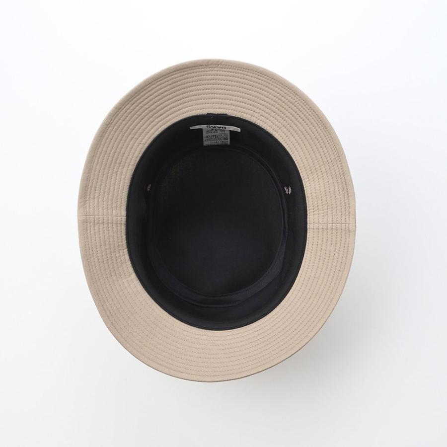 DAKS バケットハット 帽子 メンズ 大きいサイズ アウトドア Safari Peach Skin Oxford(サファリ ピーチスキン オックスフォード) D3894 ベージュ : メンズ ...