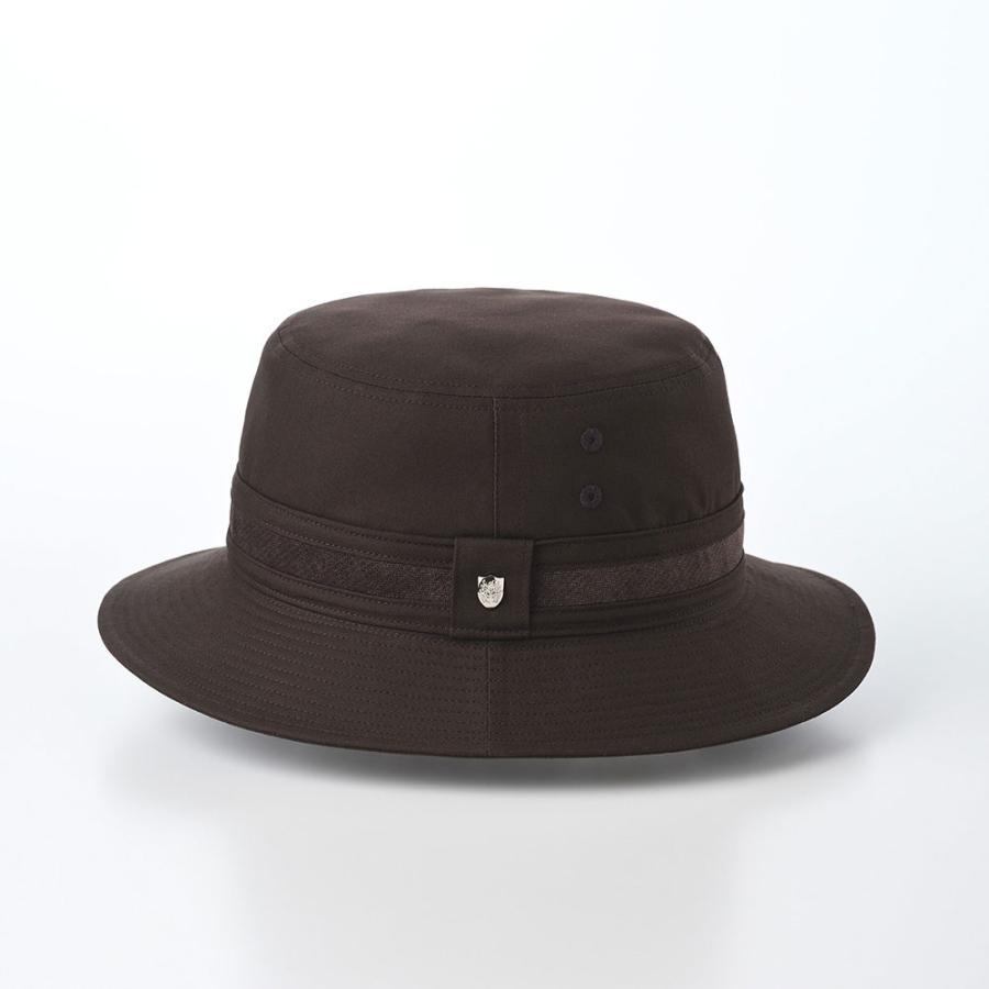DAKS バケットハット 帽子 メンズ 大きいサイズ アウトドア Safari Peach Skin Oxford(サファリ ピーチスキン オックスフォード) D3894 ブラウン : メンズ ...