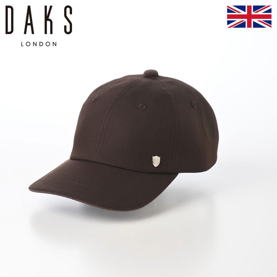 DAKS ダックス 帽子 メンズ レディース Cap Peach Skin Oxford（キャップ ピーチスキン オックスフォード） D3895 ブラウン :d3895-brown:メンズ ...
