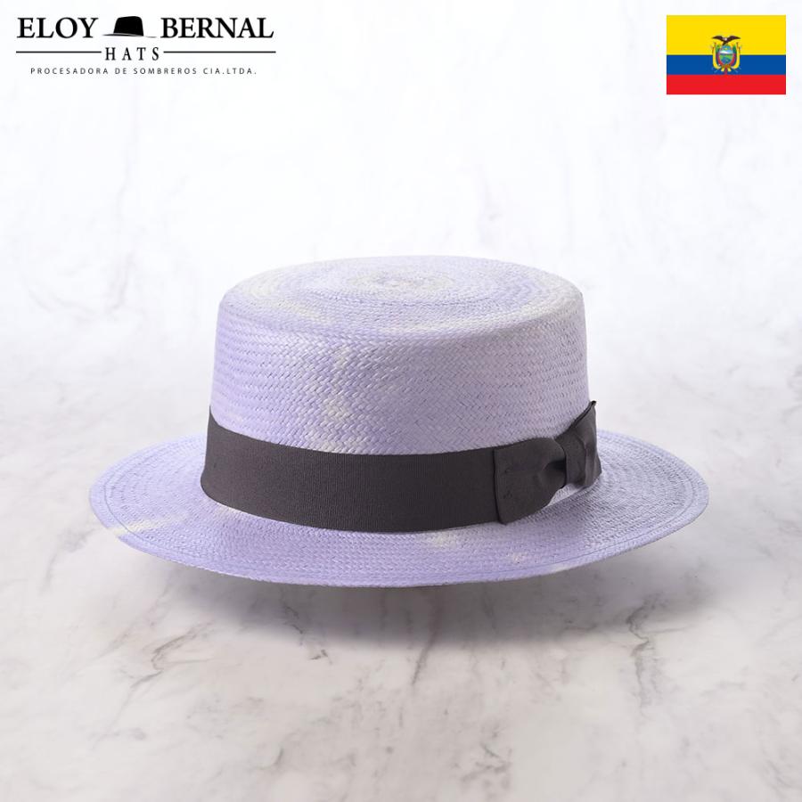 ELOY BERNAL（エロイ ベルナール） カンカン帽 パナマ帽 パナマハット メンズ 春 夏 帽子 TIE DYE KANKAN ...