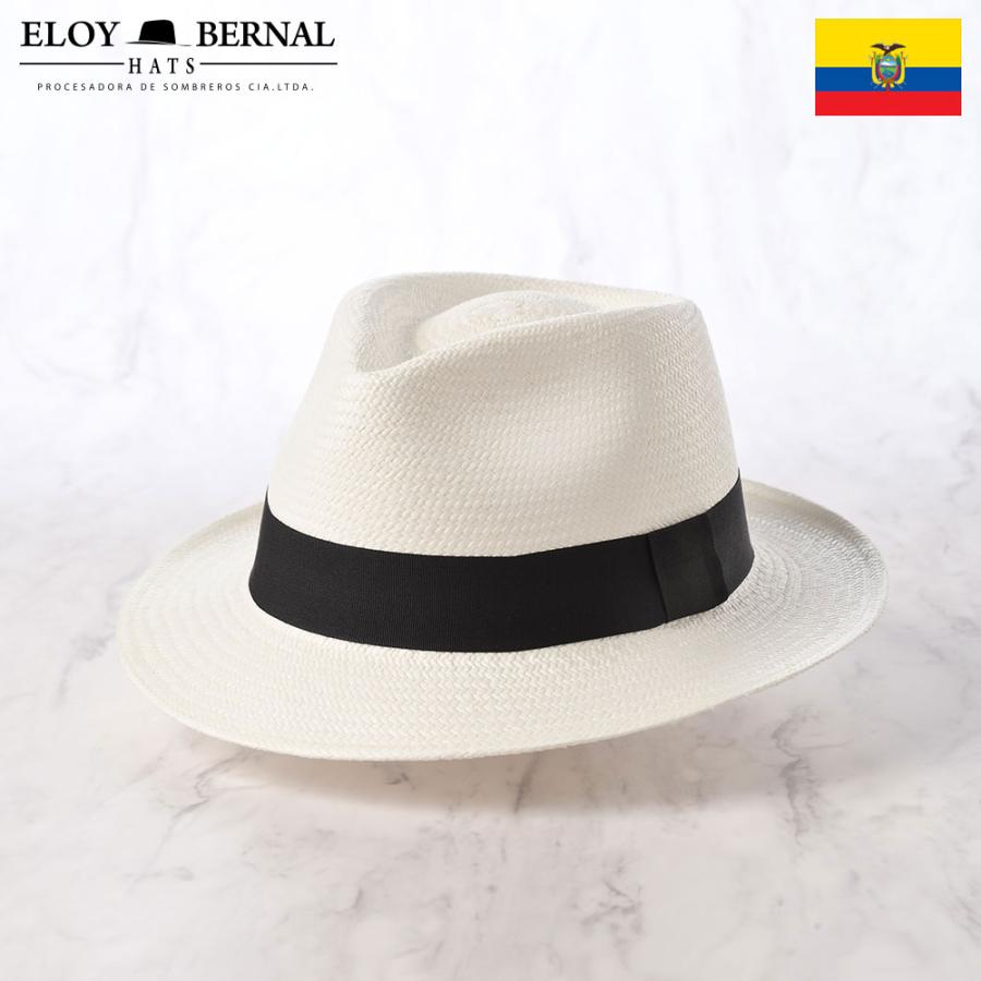 ELOY BERNAL（エロイ ベルナール） パナマ帽 パナマハット メンズ レディース 春 夏 帽子 中折れハット Teardrop ...