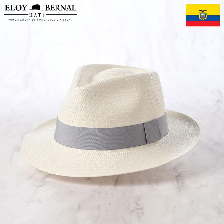 ELOY BERNAL パナマ帽 パナマハット メンズ 春 夏 帽子 中折れハット エロイベルナール ELOYBERNAL LAGRIMA（ラグリマ） グレー : メンズハット・帽子専門店 時 ...
