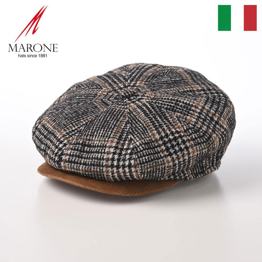 MARONE（マローネ） 【アウトレット 40％OFF】MARONE キャスケット 帽子 メンズ 秋 冬 カジュアル レディース ...