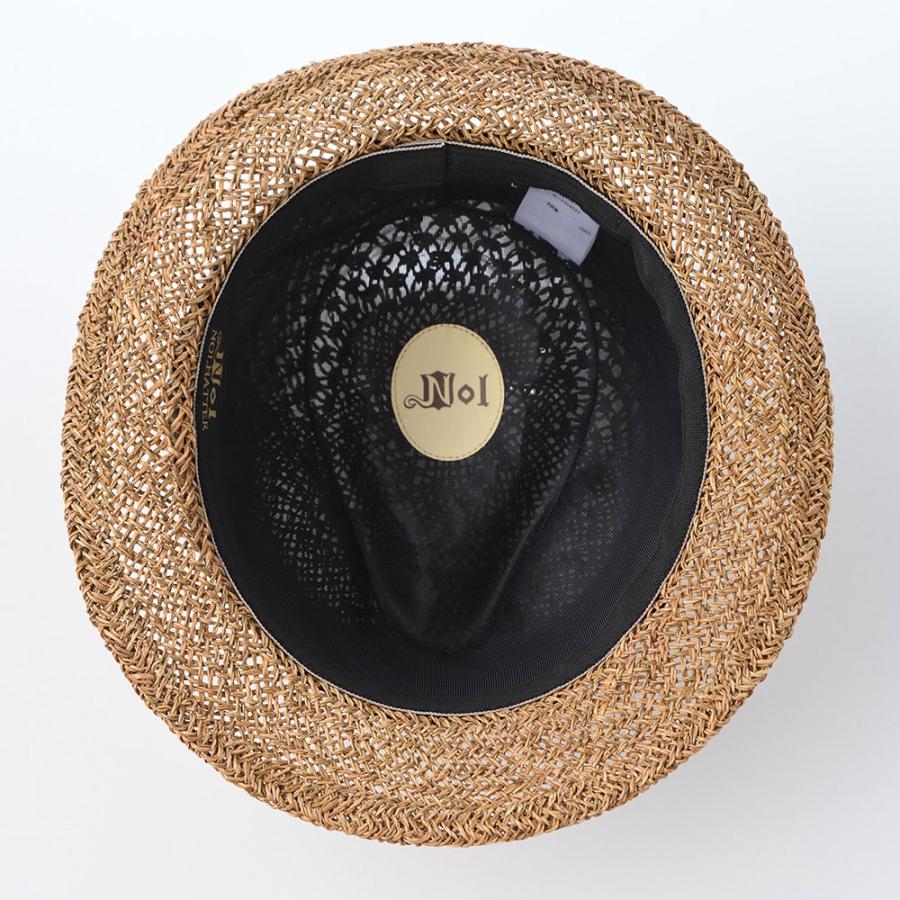 NOL 帽子 ストローハット メンズ レディース 春 夏 大きいサイズ Mesh behind pilin(メッシュ ビハインド ピリン) ベージュ 熱中症対策 父の日ギフト : メンズハット ...