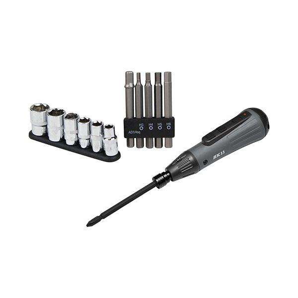SK11 充電式デュアルドライバー + B-Mビットセット11PCS SDV-DUO-GR/BK SCB-108（ラッピング不可）（代引き不可） : ホームショッピング - 通販 ...