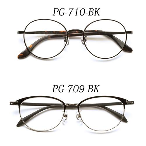 老眼鏡 ピントグラス PINT GLASSES PG-710-BK＆PG-709-BK 男女兼用 （老眼度数：+0.60〜2.50D） (クロス＆クリーナーキットセット) （メール便不可 ...