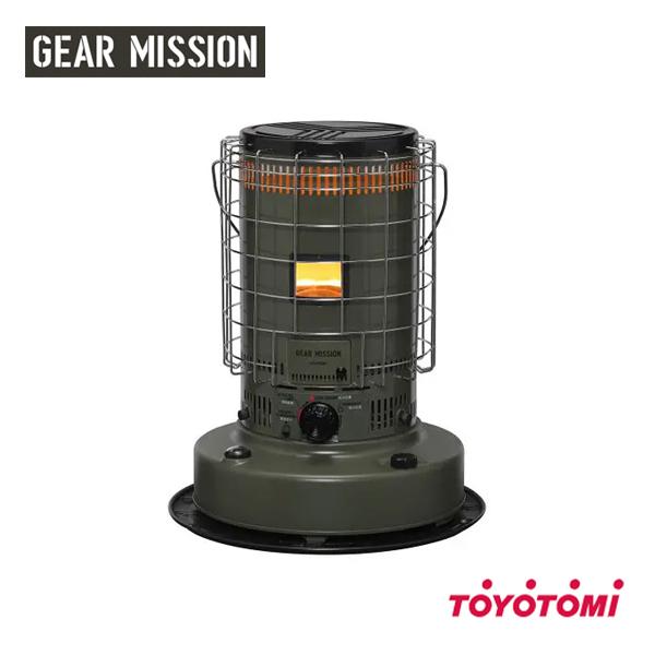 TOYOTOMI 送料無料 対流形石油ストーブ 高出力 GEAR MISSIONシリーズ アウトドア キャンプ KS-GE67-G オリーブグリーン トヨトミ : ホームテック - 通販 ...
