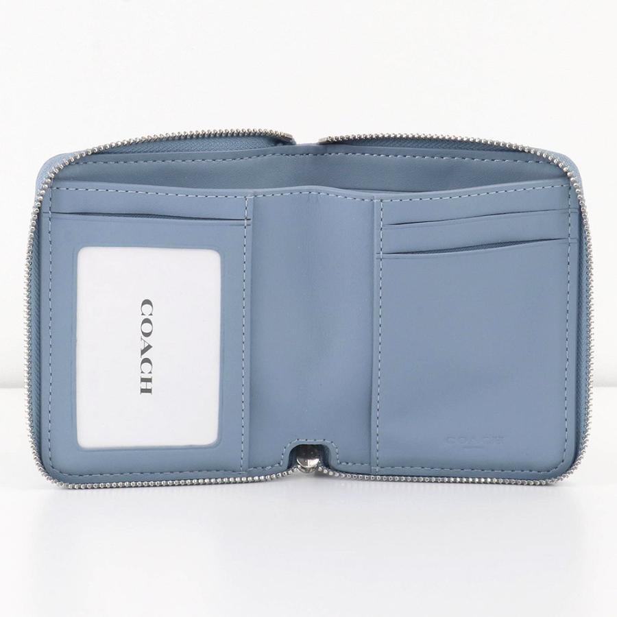 COACH コーチ 財布 二つ折り財布 C8323 SVS9X ミニ財布 シグネチャー アウトレット レディース ウォレット 新作 ...