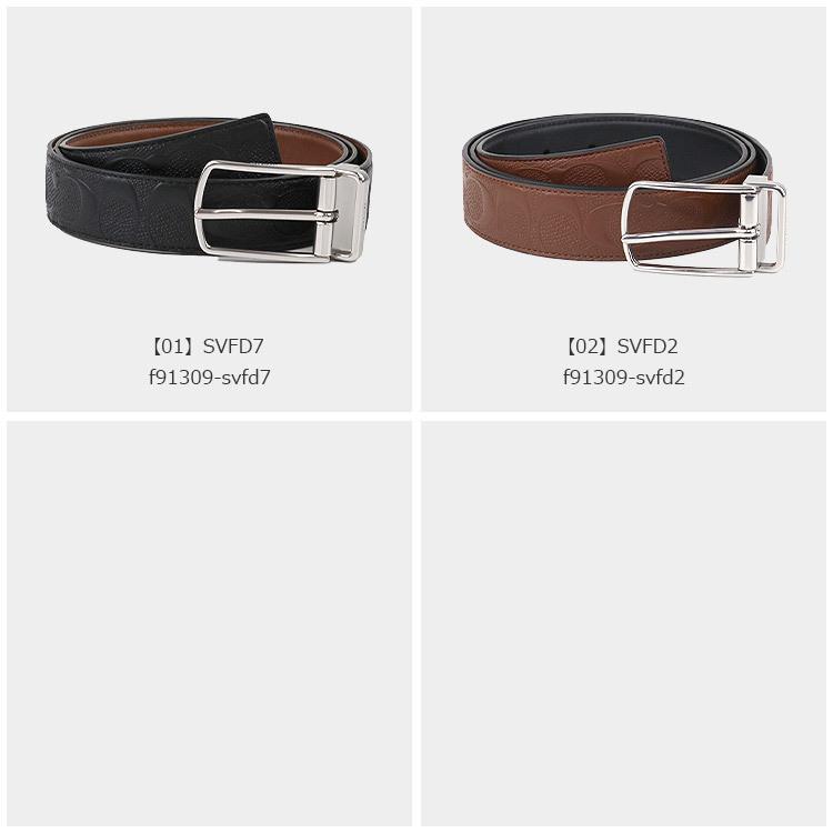 コーチ COACH ベルト 91309 リバーシブル シグネチャー アウトレット メンズ 小物 新作 父の日 : f91309-m ...