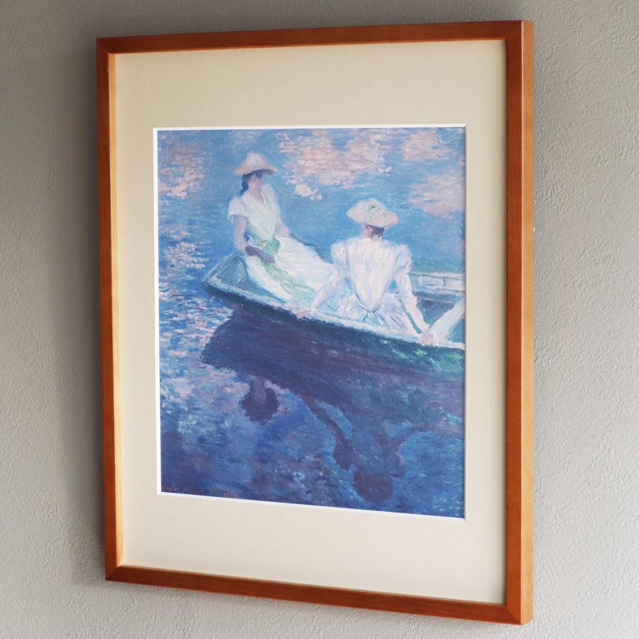 クロード・モネ 「舟遊び」アートポスター（フレーム付き） / Claude Monet“On the Boat”名画・絵画[額入り] : HOMU Yahoo!店 - 通販 - Yahoo ...