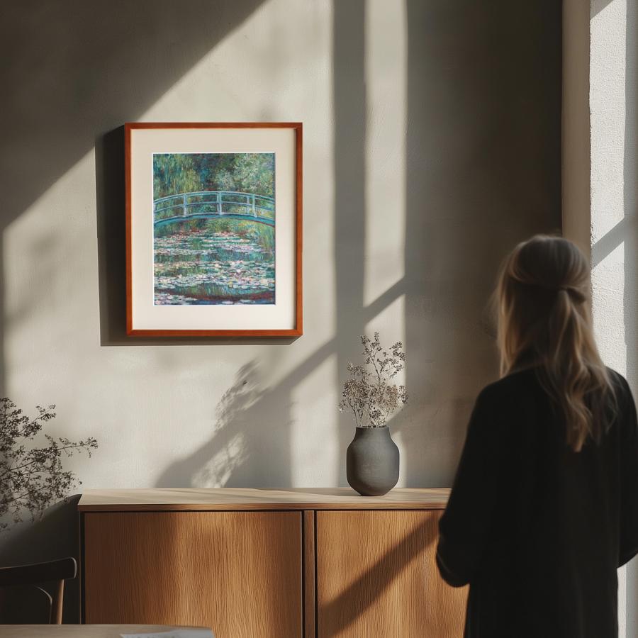 クロード・モネ 「睡蓮の池にかかる橋 1899年」アートポスター（フレーム付き） / Claude Monet 名画・絵画[額入り] : HOMU Yahoo!店 - 通販 - Yahoo ...