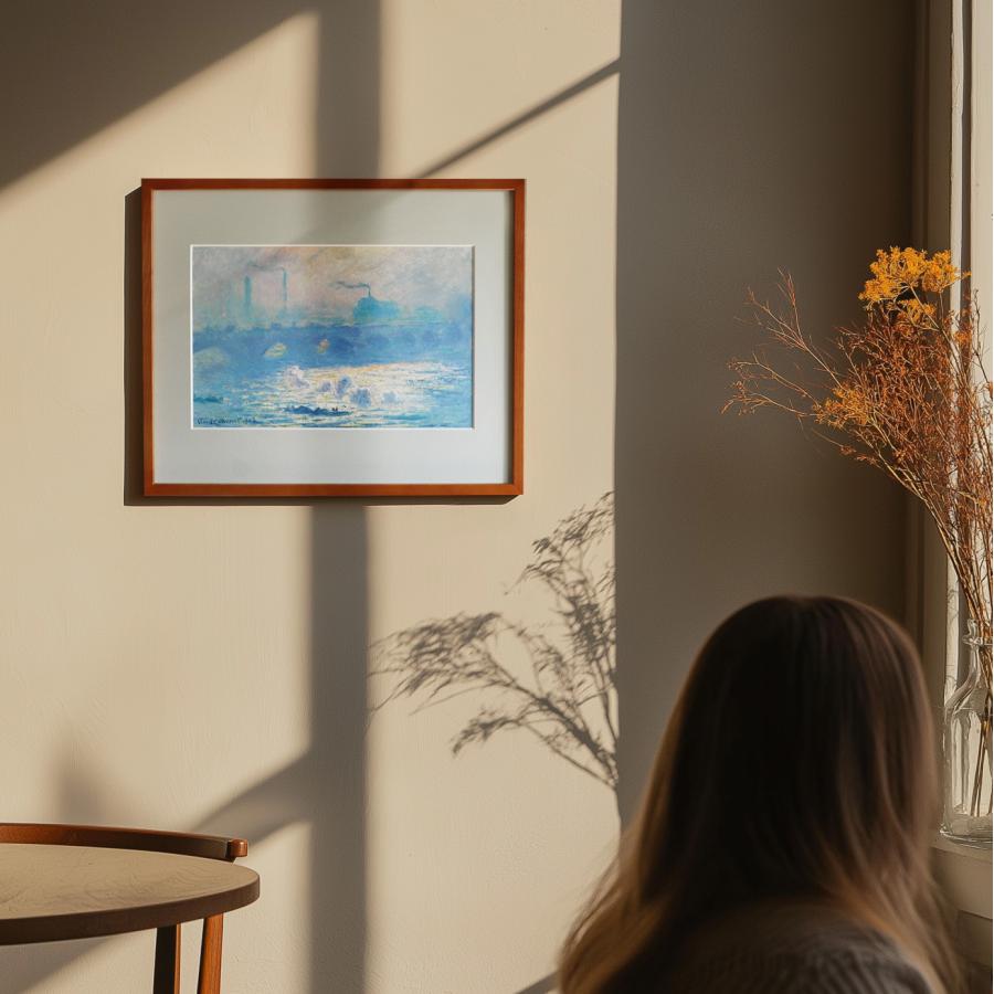 クロード・モネ 「ウォータールー橋」アートポスター（フレーム付き） / Claude Monet“Waterloo Bridge”名画・絵画[額入り] : HOMU Yahoo!店 - 通販 ...