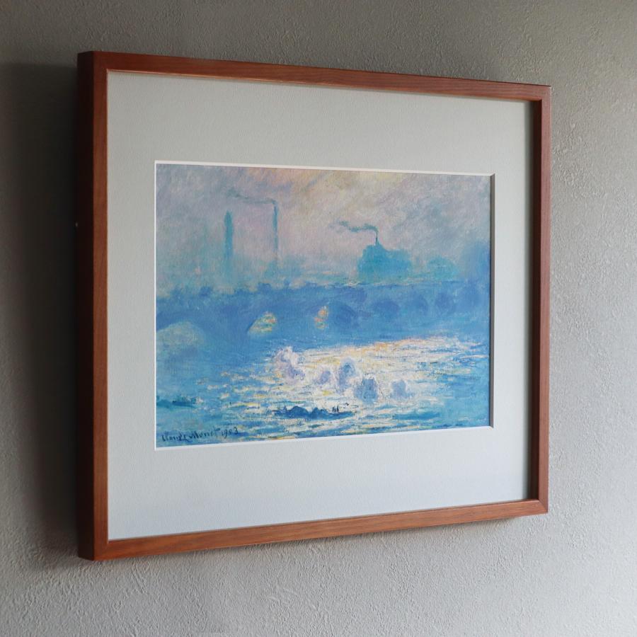 クロード・モネ 「ウォータールー橋」アートポスター（フレーム付き） / Claude Monet“Waterloo Bridge”名画・絵画[額入り] : HOMU Yahoo!店 - 通販 ...