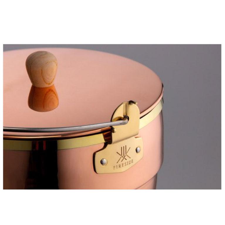 「Fireside/ファイヤーサイド」コッパーオークポット (86236/アウトドア/キャンプ用品/銅製鍋/調理器具/日本製) : 86236 ...