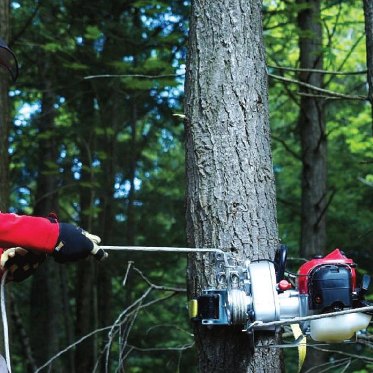 ポータブルウインチ(PORTABLE WINCH) PCW4500 2サイクルエンジン ロープウインチ「牽引作業 伐採 巻き揚げ 牽引力1200kg」 : プラウ オンラインストア - 通販 ...