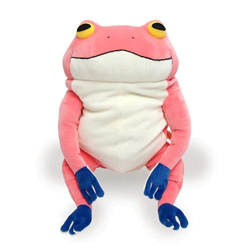もちかえる ピンク Lサイズ カエル ぬいぐるみ シナダグローバル もちかえる ピンク Lサイズ カエル ぬいぐるみ シナダグローバル