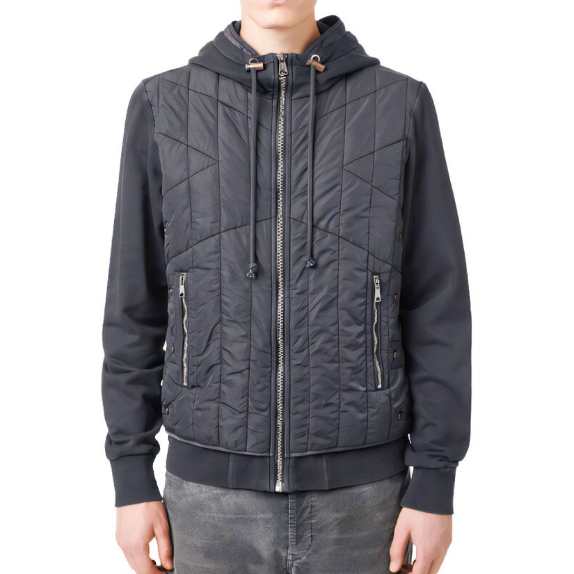 DIESEL ディーゼル フードジャケット ジップアップパーカー DIESEL ディーゼル フードジャケット ジップアップパーカー