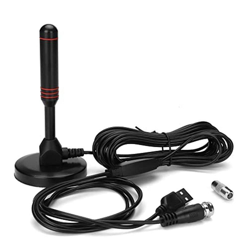 ZDTECH テレビ 室内アンテナ ポータブル テレビアンテナ HDTVアンテナ 4K 120KM受信範囲 地デジアンテナ 信号ブースター付 ...