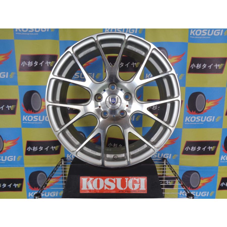 アークラインAL04 7.5J-18 5H114.3 +48 レヴォーグ フォレスター アテンザなど 中古ホイール 4本 神奈川県 : 小杉 ...