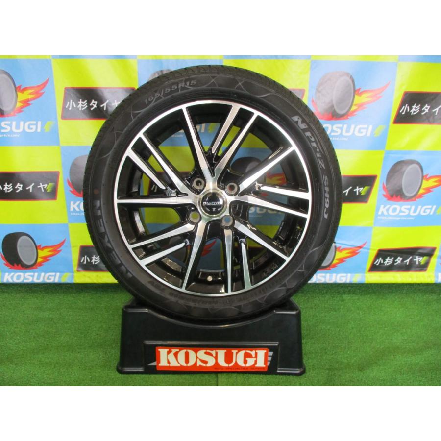 ラフィット 4.5-15 4H100 +45 165/55R15 ネクセン 中古セット【SY76 大和店】 : 小杉タイヤヤフーショップ - 通販 - Yahoo!ショッピング