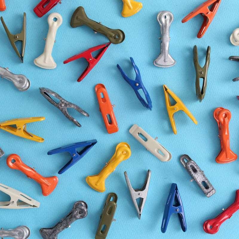 DULTON 6 COLORED CLIPS B YELLOW 118-345BYL カラー クリップ ダルトン 118-345BYL (S：0240) : Komamono Lab - 通販 ...