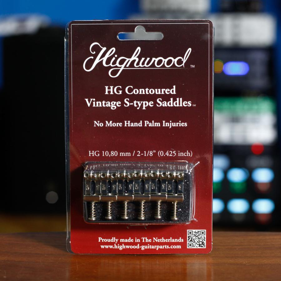 Highwood / HG Contoured Vintage S-type Saddle｜10.80mm Nickel Gross エレキ ...