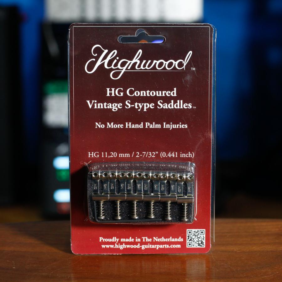 Highwood / HG Contoured Vintage S-type Saddle｜11.20mm Nickel Gross エレキ ...