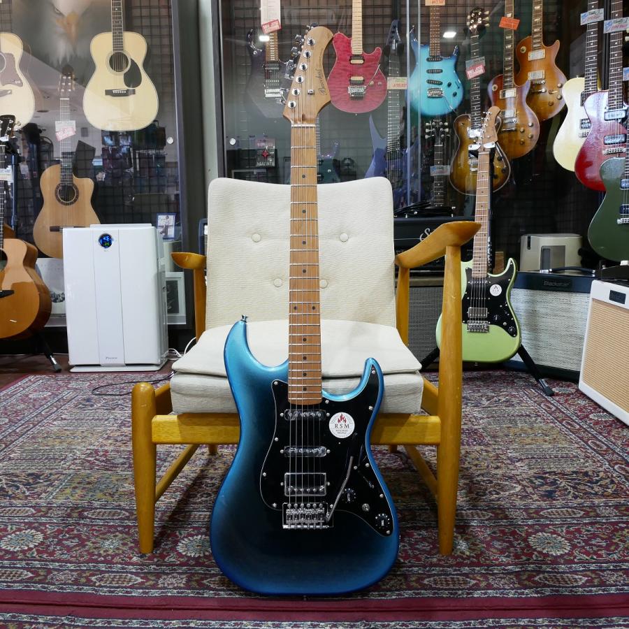 Bacchus / GS-2DX RSM/M GB-B (Galaxy Blue Burst) バッカス ローステッドメイプルネック シールド ...