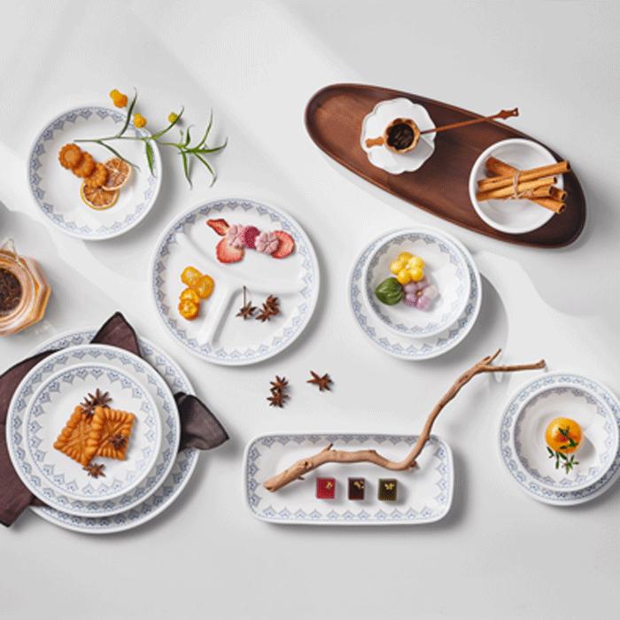 コレール ランチ皿 26cm コレール CORELLE パッチワーク 強化 コレール ランチ皿 26cm コレール CORELLE パッチワーク 強化