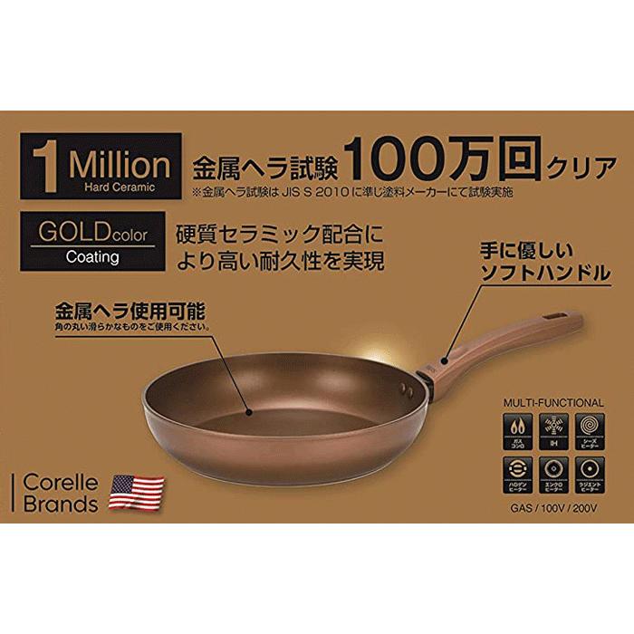 VISIONS（ビジョン）GOLD Coatinng IH対応フライパン28cm CP-8813 :CP-8813:キッチン用品店 ホーオンストア - 通販 - Yahoo!ショッピング