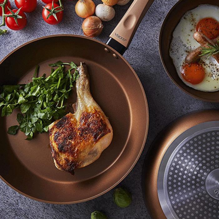 VISIONS（ビジョン）GOLD Coatinng IH対応フライパン28cm CP-8813 :CP-8813:キッチン用品店 ホーオンストア - 通販 - Yahoo!ショッピング