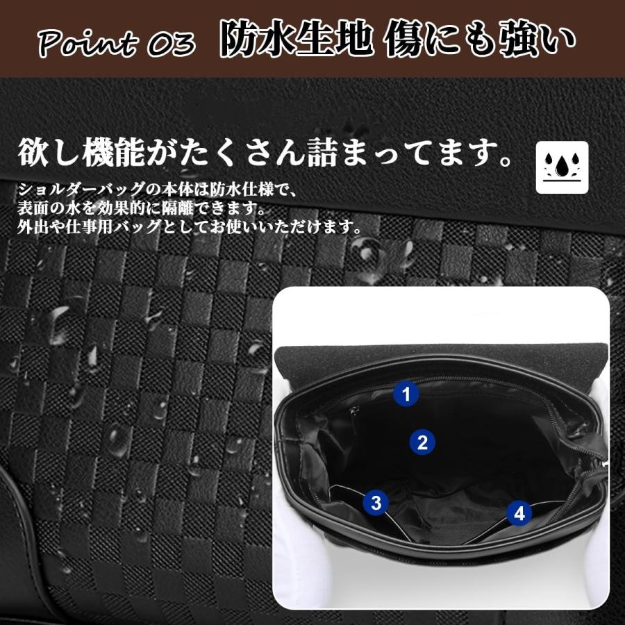 ショルダーバッグ メンズ PU レザー 斜めがけ 縦型 メッセンジャーバッ 肩掛けカバン 多機能 防水 小さめ ビジネス バッグ 通勤 出張 : RUMAY公式ショップ - 通販 ...