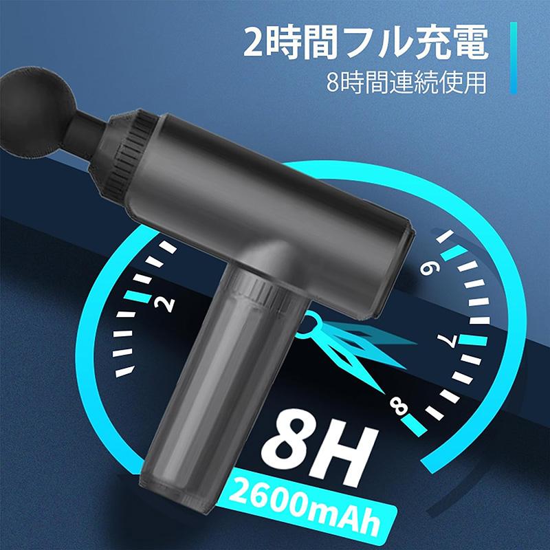 【最新作 数量限定レビュー特典 】Rumay 即納 筋膜リリース ガン ハンディガン きんまくリリースガン 強力振動 コードレス30段階 ...