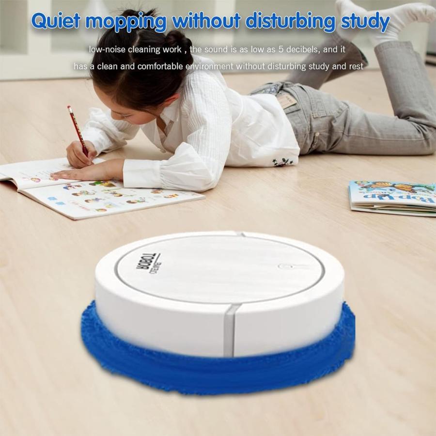 SZSS 自動モップロボット ABS 回転モップクリーナー 長持ちするポータブルウェットドライモップマシン フローリング : RUMAY公式 ...